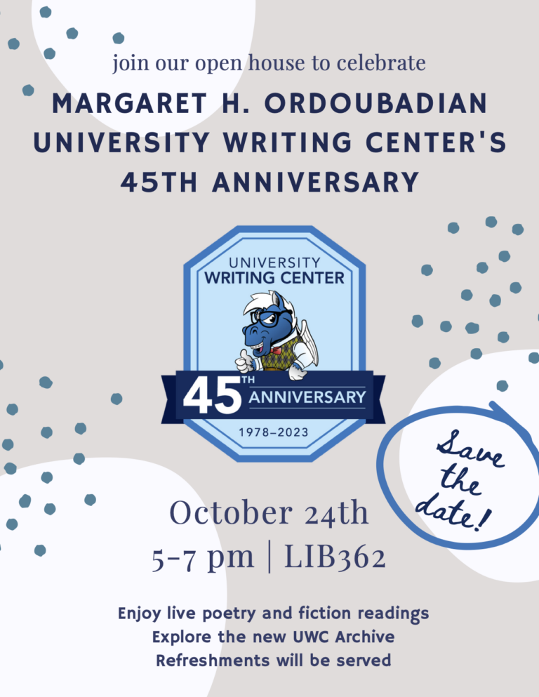 Workshops and Events – University Writing Center